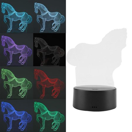 Herwey 3D Visual LED Lamp,Illusion Visual Lamp,4.5V USB 3D Illusion ...