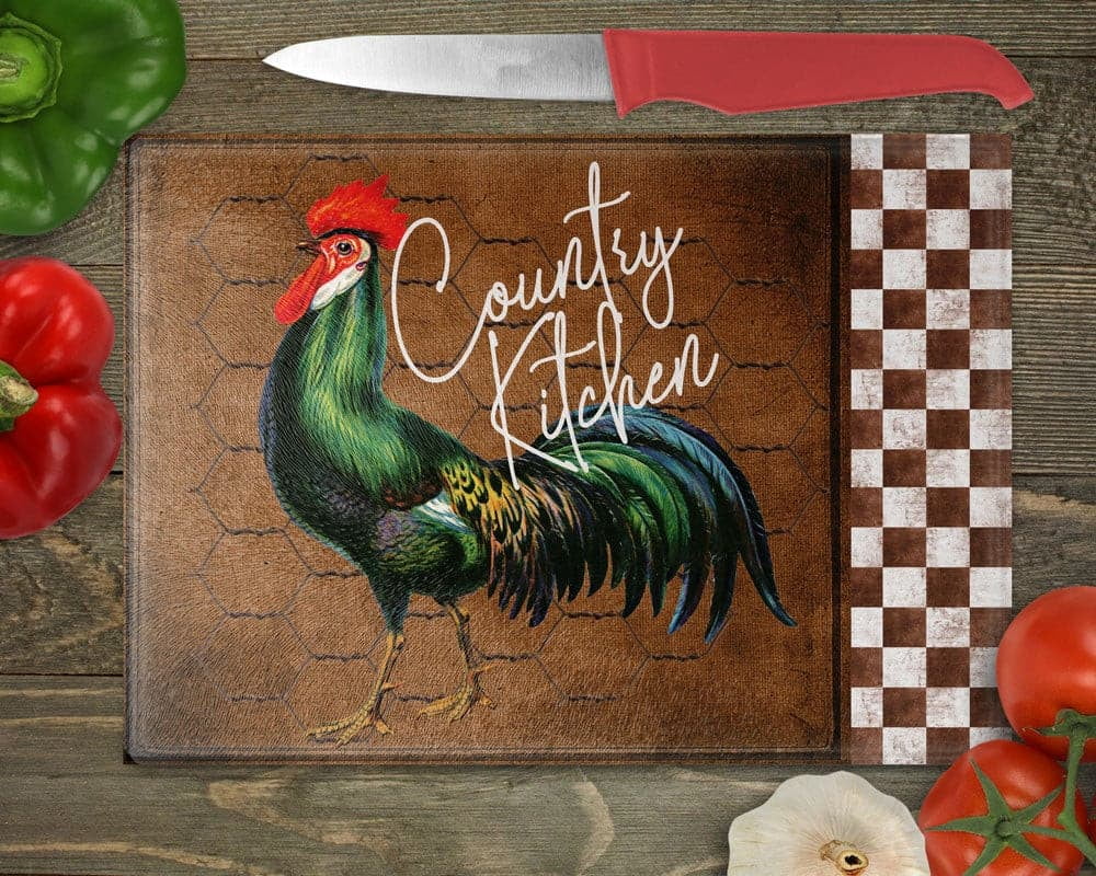 Country Kitchen Rooster Cutting Board - Walmart.com
