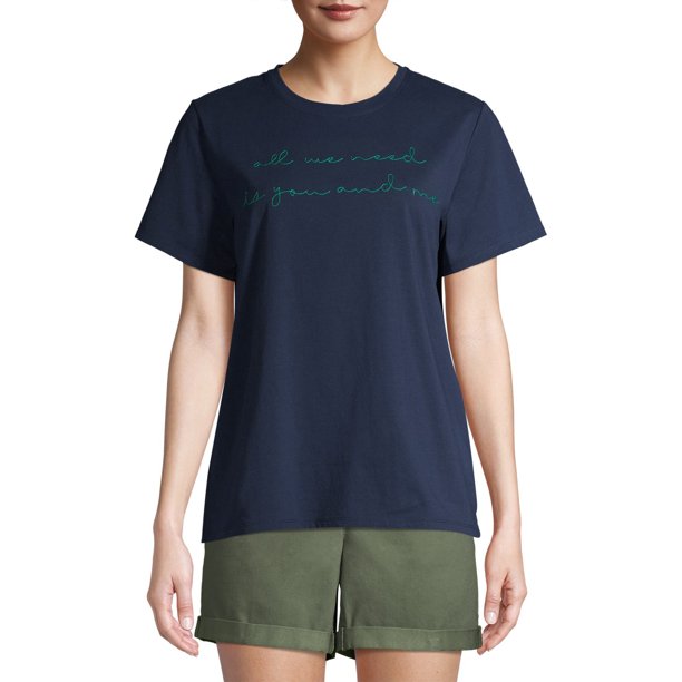 Time and Tru Women's Graphic T-Shirt - Walmart.com