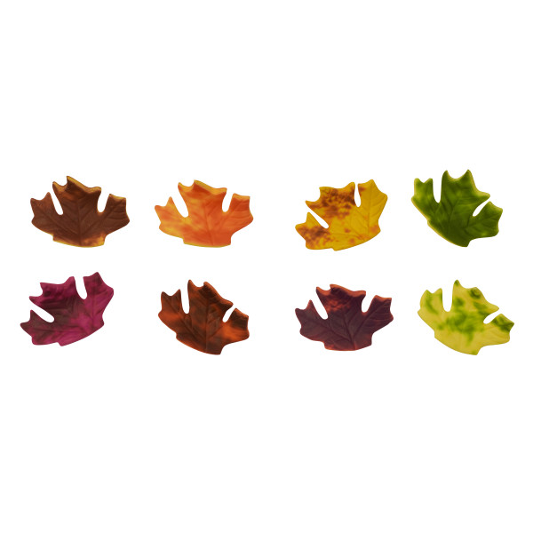 Gum Paste - Fall Leaves Assorted (64 pieces) - Walmart.com