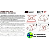 NTK Indy 4 to 5 Person Dome Family Camping Tent, 100% Waterproof, Easy ...