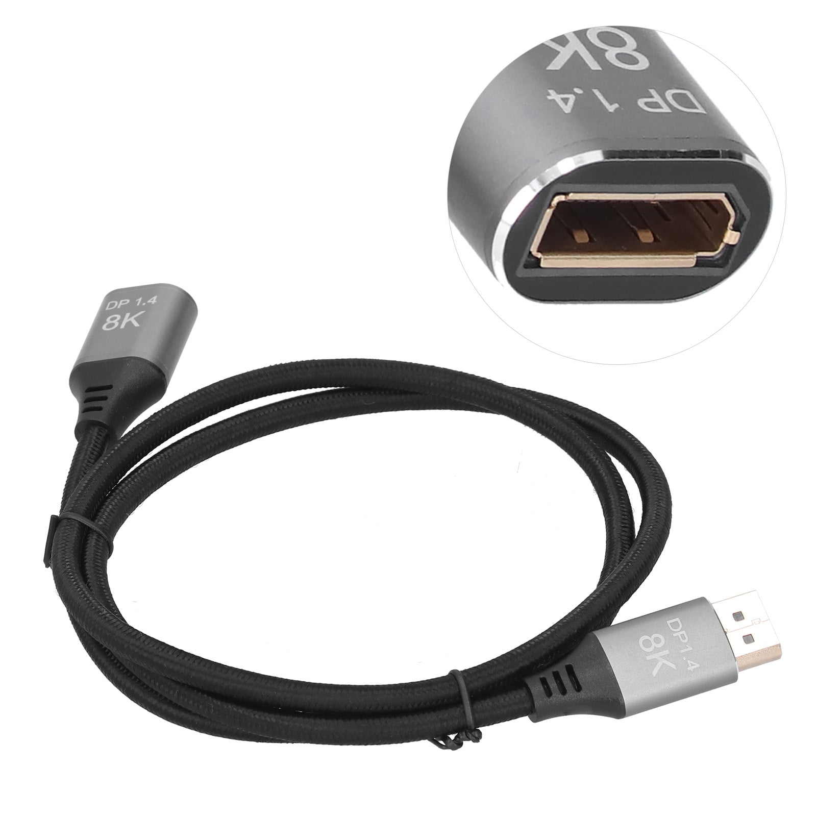 LAFGUR DP Male to Female DP Connecting Cable Computer 8K 60Hz 4K 144Hz ...