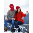 3 Holes Ski Mask Full Face Cover Outdoor Balaclava Winter Knitted Neck ...
