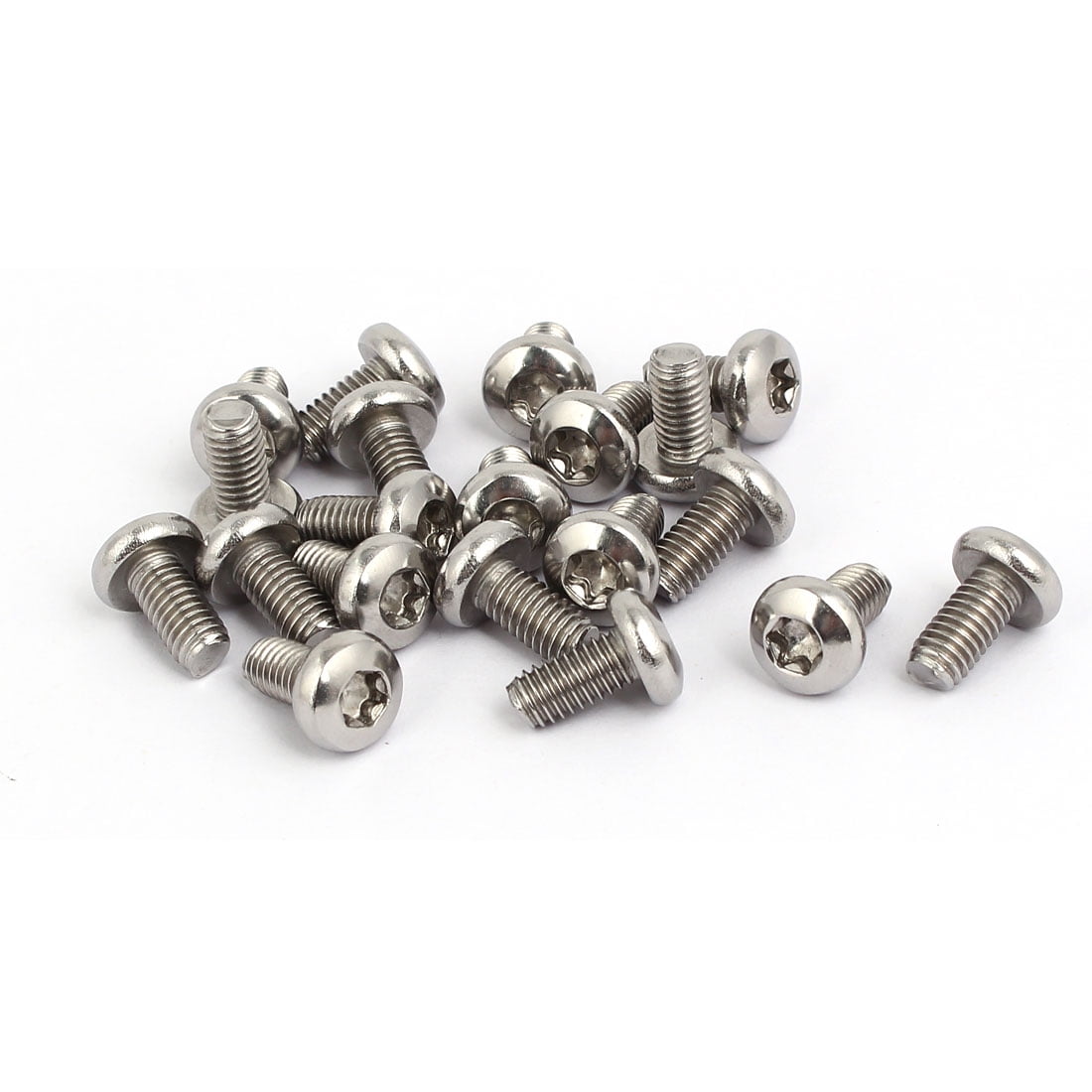 M6x12mm 304 Stainless Steel Button Head Torx Socket Cap Screws ...
