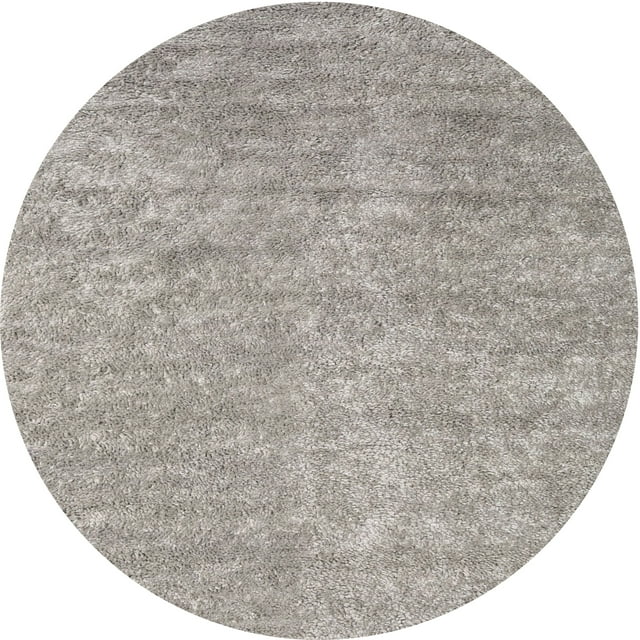 Ahgly Company Indoor Round Contemporary Sage Green Abstract Area Rugs ...