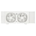 "Comfort Zone 9"" Powerful Duo 2-Speed Window Fan with 180° Adjustable ...