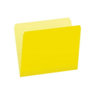 Pendaflex 152-GRA Two-Tone File Folders, Straight Cut, Top Tab, Letter ...