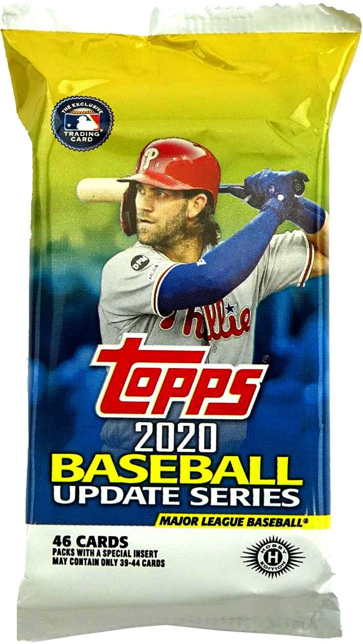 MLB Topps 2020 Update Baseball Trading Card JUMBO HOBBY Pack (46 Cards ...