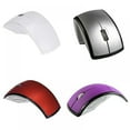 HOTWINTER Wireless Foldable Computer Mouse Arc Touch Mice Slim Optical ...