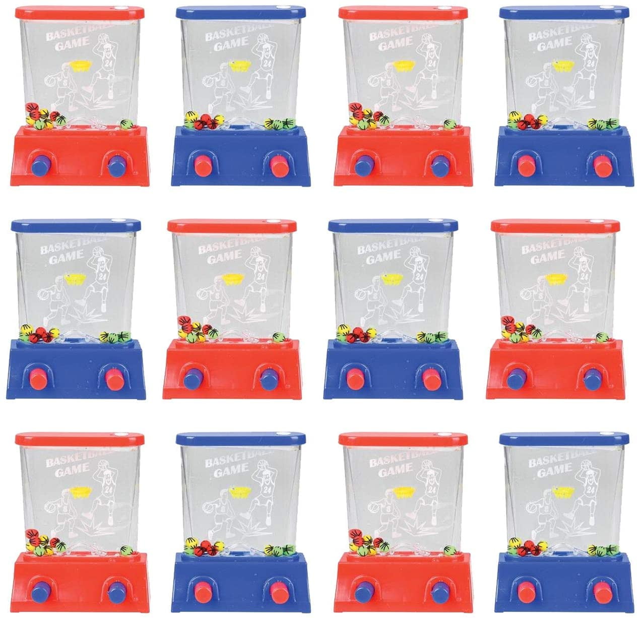 12 Small Water Games Basketball Hoop Challenge - Push Button to Shoot ...