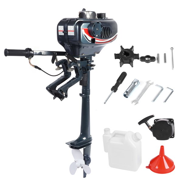 Outboard Motor Tiller Outboard Motor Replacement 2 Stroke 3.5HP ...