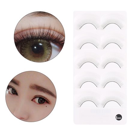 Cergrey 5 Pairs Practice Eyelashes False Lashes for Eyelash Extension ...