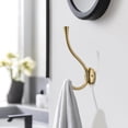 Coat Hooks - Champagne Bronze Decorative Wall Hooks for Bathroom Living ...