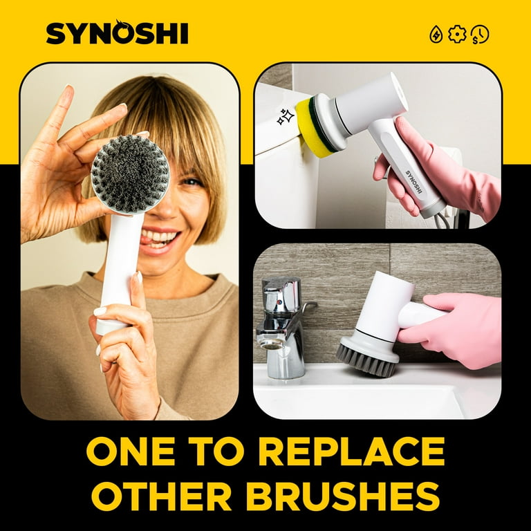SYNOSHI® Electric Spin Scrubber, Power Brush With, 03/26/2023