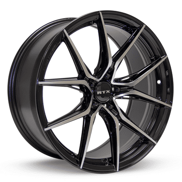 RTX Black Widow 17x7.5 5x120 ET35 CB72.6 Black Machined Wheel - Walmart.com