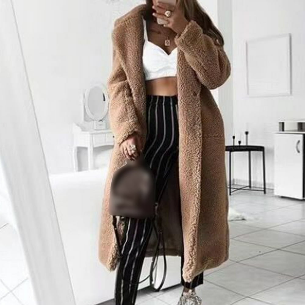 Click here for Generic Women Faux Teddy Coat Women Autumn Winter... prices