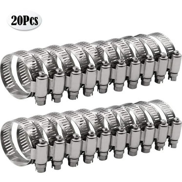 TABLZONE Durable Stainless Steel Cable Clamps with Rubber Padding 8mm ...