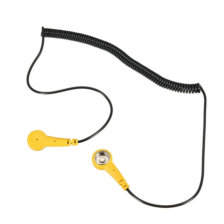 Anti Static Wrist Strap Uxcell Anti-Static ESD Grounding Cable - Coiled ...