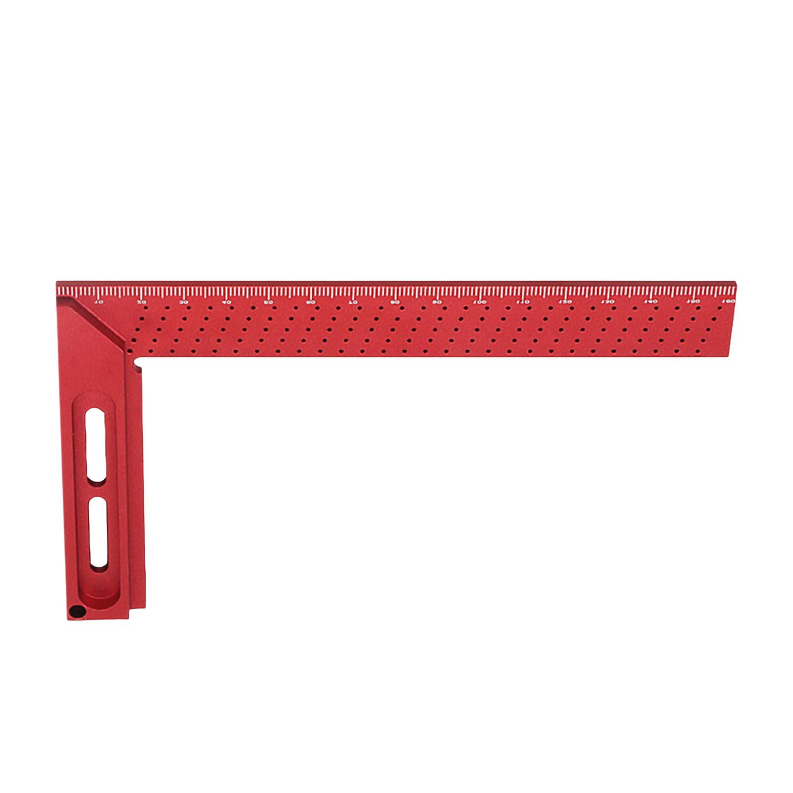 L Shaped Square Ruler with Metric Gauge Precision Right Angle Wood ...