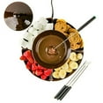 Ovente 1 Liter Electric Chocolate or Cheese Fondue Melting Pot and ...