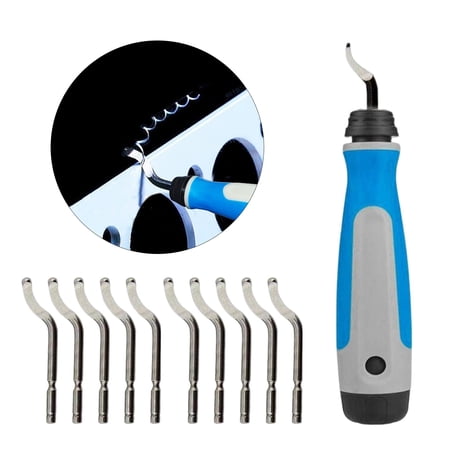 Practical Hand Deburring Tool with 10PC Steel Burr Removal Rotary Deburr Set | Walmart Canada