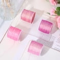 4 Rolls 4 Colors Polyester Cord with Metallic Thread Mixed Color 0.4mm ...