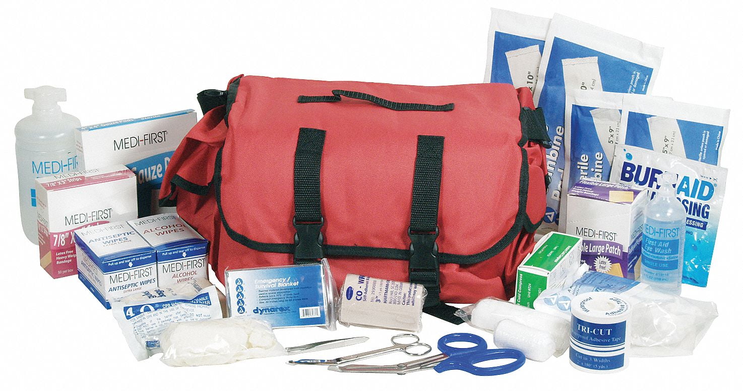 Medi-First Emergency Medical Kit,Cordura Plastic 73901 - Walmart.com