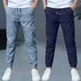 Swuxness Boys 2PC Sports Long Pants Summer Weaving Texture Thin Avoid ...