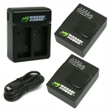 Wasabi Power Battery (4-Pack) and Triple Charger for GoPro HERO7 Black ...