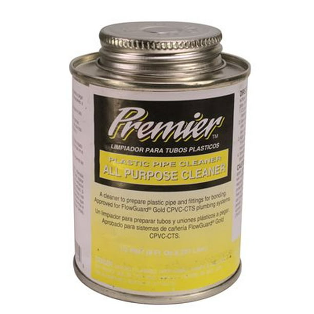 PREMIER® PIPE CLEANER FOR ABS, PVC, CPVC, AND STYRENE, CLEAR, 1 QUART ...