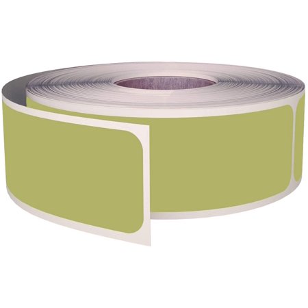 Royal Green Colored Label Sticker Rectangle in 15 Colors 1 x 3 inch ...