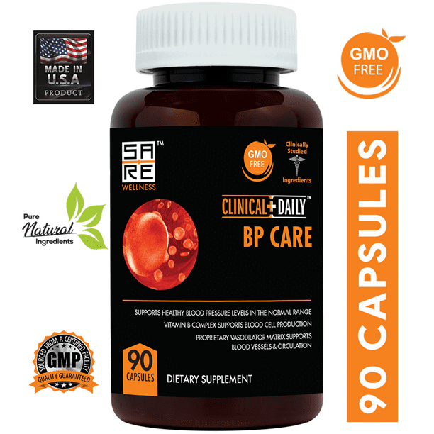 Clinical Daily Blood Pressure Support, BP Optimizer & Heart Health ...