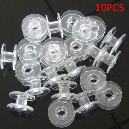 10pcs Sewing Machine Bobbins Plastic Sewing Bobbins for Sewing Threads ...