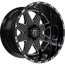 20" Black 814 Jester Wheel by Ballistic Wheels 814290653+12FB - Walmart.com