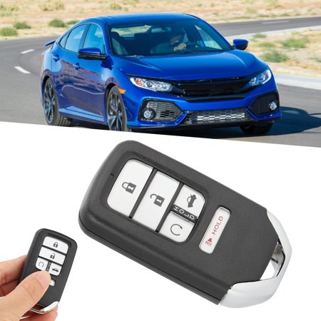 Hilitand 4 Button Car Remote Control Key 433MHz 47 Chip Anti-Theft ...