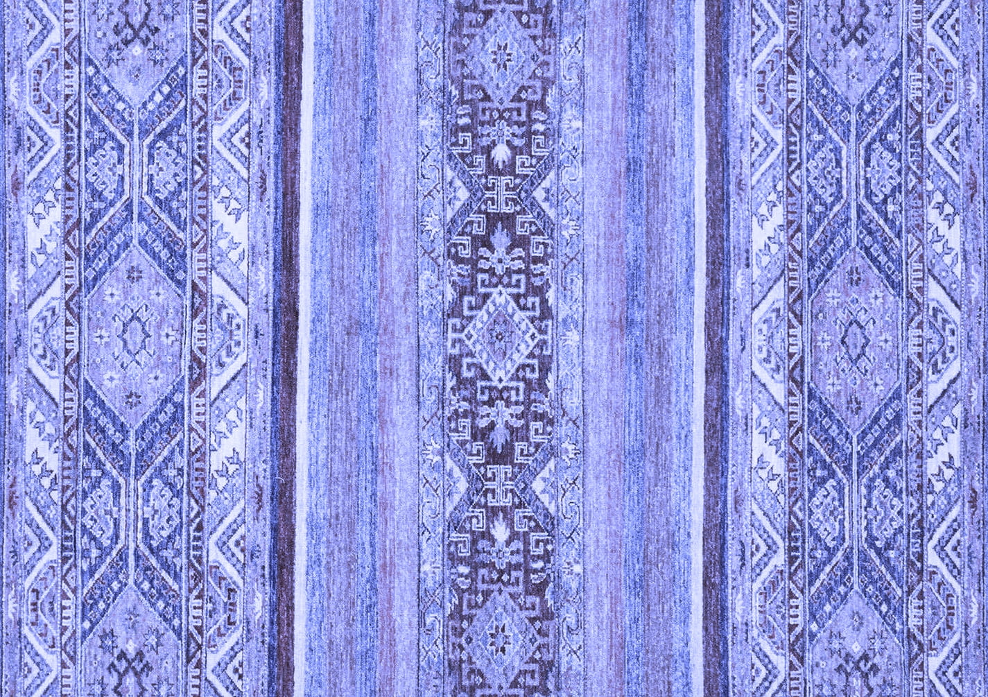 Ahgly Company Machine Washable Indoor Rectangle Abstract Blue Modern ...