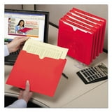 Smead 75509 Straight Tab Colored File Jackets with Reinforced Double ...