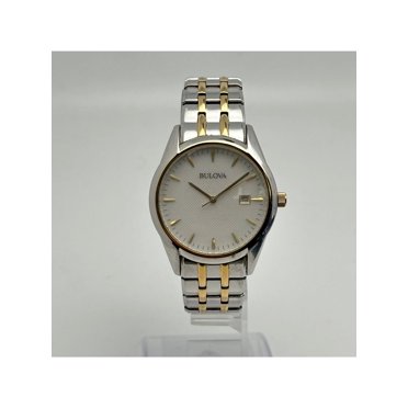 Bulova Men's Dress Black Stainless Steel Bracelet Watch - Walmart.com