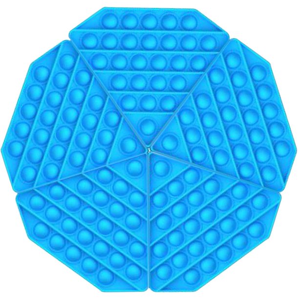 Fidget Push & Pop Sensory Toys Set, Unique Puzzle Pieces Shape Push ...