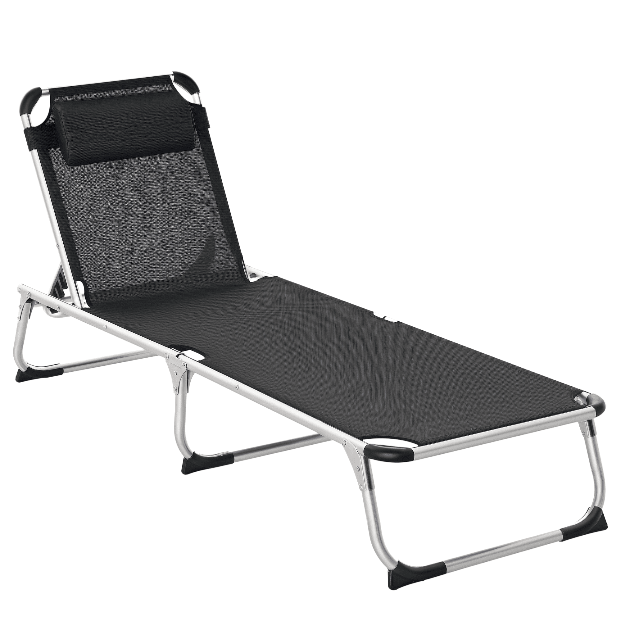 Click here for Outsunny Folding Lounge Chair With Headrest And Ad... prices