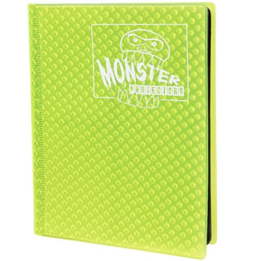 Monster Binder - 4 Pocket Trading Card Album - Holofoil Yellow - Holds ...