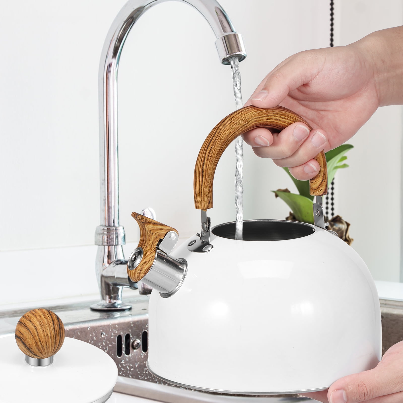 Click here for Ikoopy 3/2l Tea Kettle With Anti-Scald Handle Rust... prices