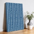 Canvas Wall Art Ocean Blue Canvas Art Print Summer Vertical Dashed ...