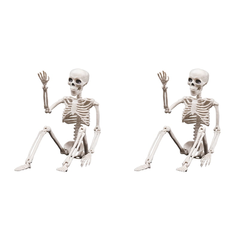 2X Decoraciones de Esqueletos de Halloween, Esqueleto de PláStico ...