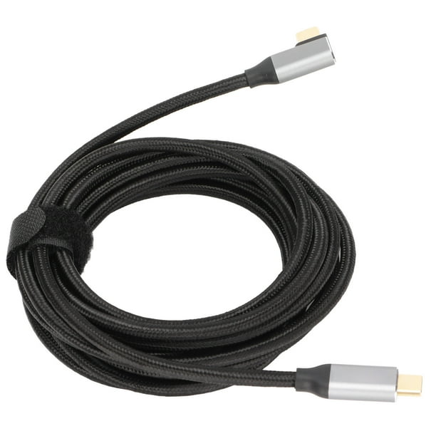 Nylon USBC Cable,100W Right Angle 5A Degree Type C Extension Cord W ...