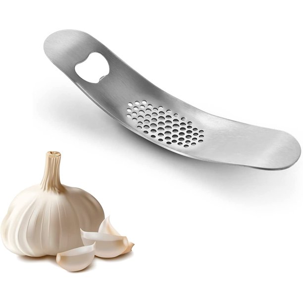 Garlic press, garlic press, stainless steel, professional garlic press ...