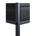 Caffoz Home Office Writing Computer Desk with 2 Storage Drawers,Brown ...