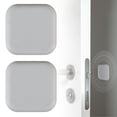 2 Pcs Door Stoppers,1.8" x 1.8" Square Silicone Door Stopper with ...