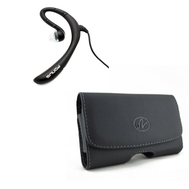 Compatible With Google Pixel 3a XL - Black Leather Side Case w WIRED ...