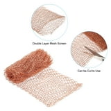 Uxcell 4"x39" Copper Mesh Roll Pure Copper Wire Mesh Corrugated Shape 4 ...